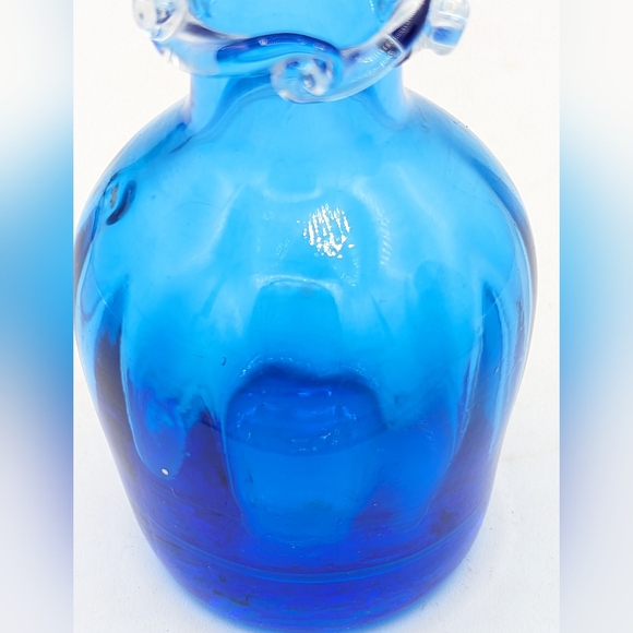 pilgrims glass | Accents | Vintage Pilgrims Hand Blown Glass Blue Vase ...
